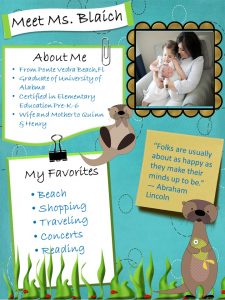 Meet Ms. Blaich – Ocean Palms Elementary School